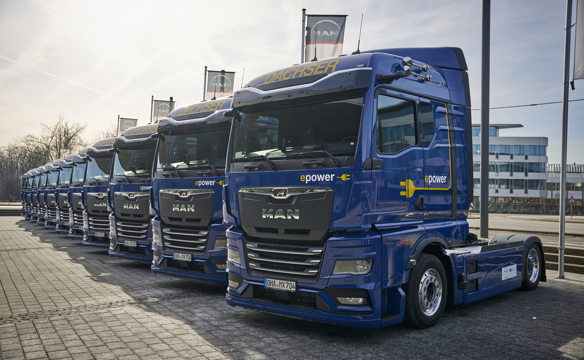 12 MAN eTGX Ultra Lowliner za Dachser | Cargo Magazin