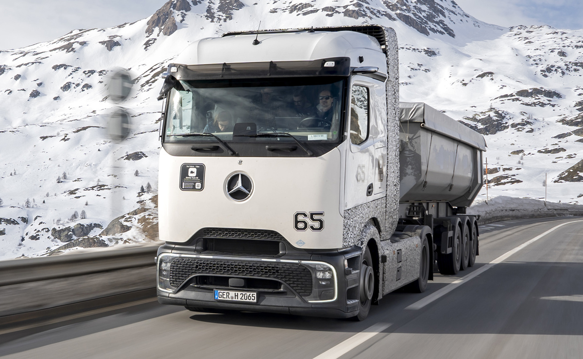 Mercedes-Benz GenH2 prototipovi na testu u Alpama | Cargo Magazin