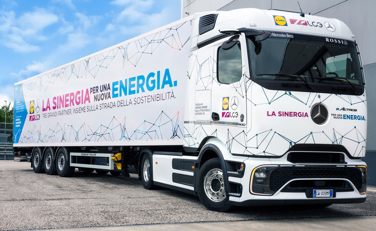Prvi Mercedes-Benz eActros 600 za Italiju | Cargo Magazin